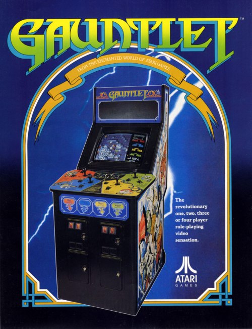 Arcade Cabinets: Gauntlet (Atari, 1985) | 2 Warps to Neptune