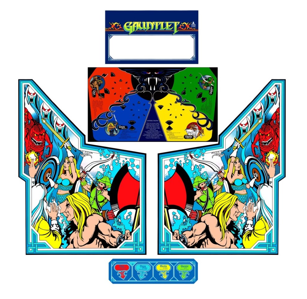 Arcade Cabinets: Gauntlet (Atari, 1985) | 2 Warps to Neptune