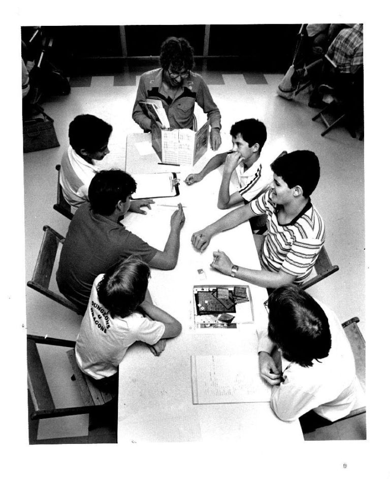 A Portrait of Young Geeks Playing D&D (1982) | 2 Warps to Neptune