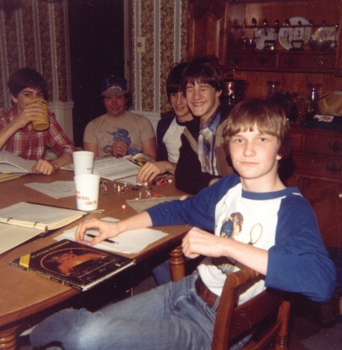 A Portrait of Young Geeks Playing D&D (1982) | 2 Warps to Neptune