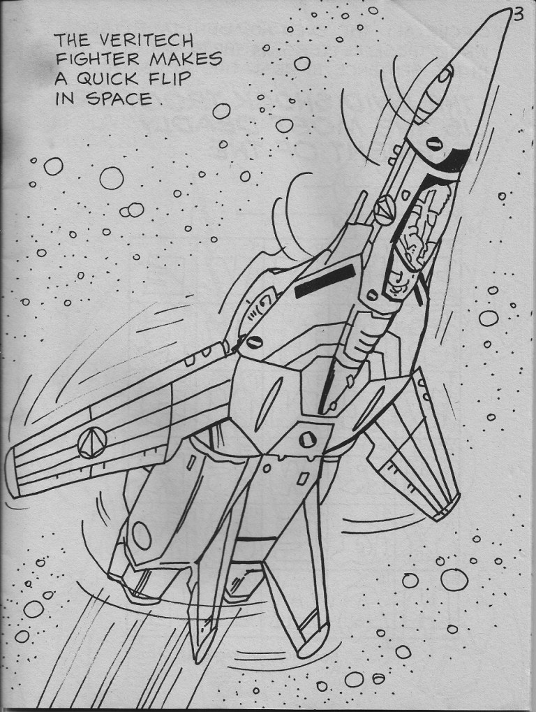 Robotech Coloring & Activity Book (1985) | 2 Warps to Neptune