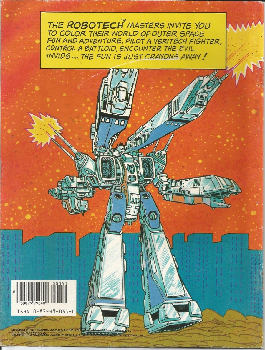 Robotech Coloring & Activity Book (1985) | 2 Warps to Neptune
