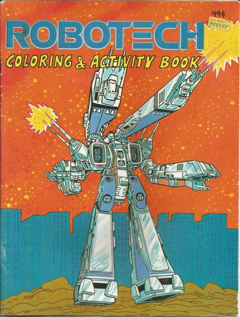 Robotech Coloring & Activity Book (1985) | 2 Warps to Neptune