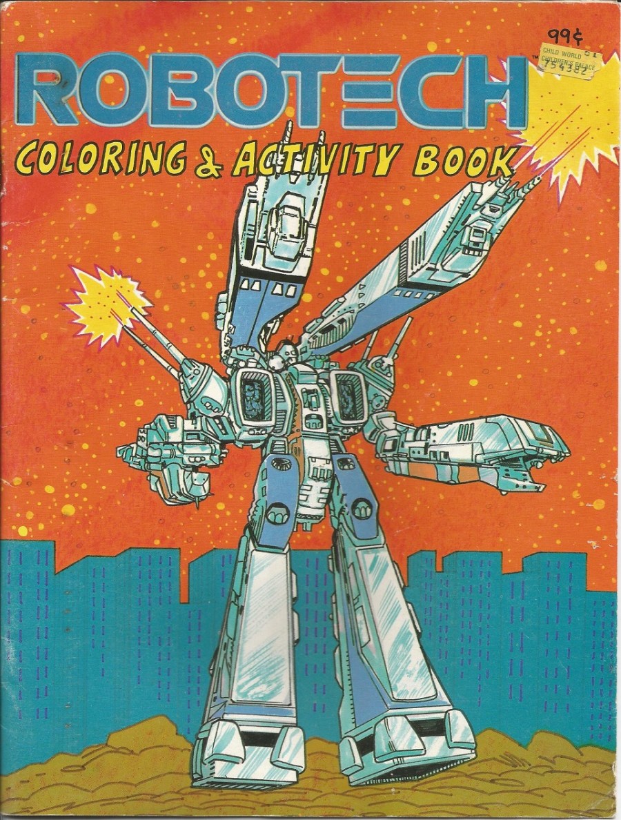 Robotech Coloring & Activity Book (1985) | 2 Warps to Neptune