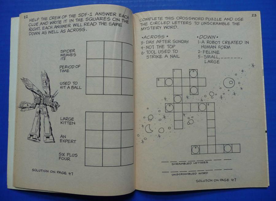 Robotech Coloring & Activity Book (1985) | 2 Warps to Neptune