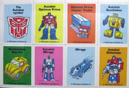 The Transformers Stamp Fun Featuring the Brave Autobots (1984) | 2 ...