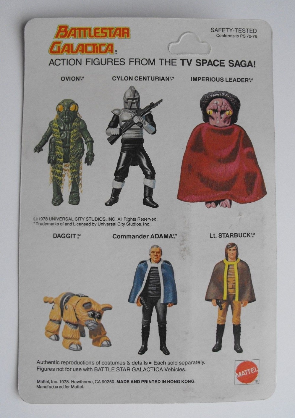 Mattel’s Battlestar Galactica Action Figures (Series One) (1978) | 2 ...