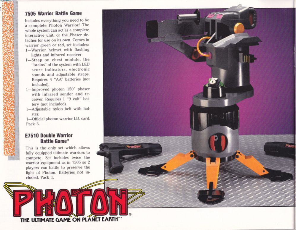 1987 LJN/Entertech Catalog: `Motorized Water Guns’ and Photon: The ...