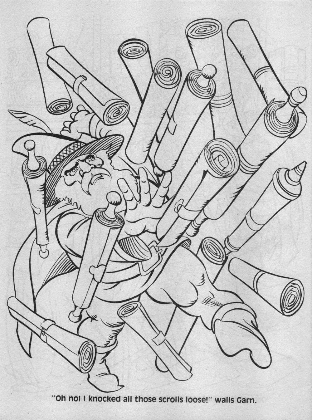 Advanced Dungeons & Dragons Coloring Book: The Crown of Rulership (1983 ...
