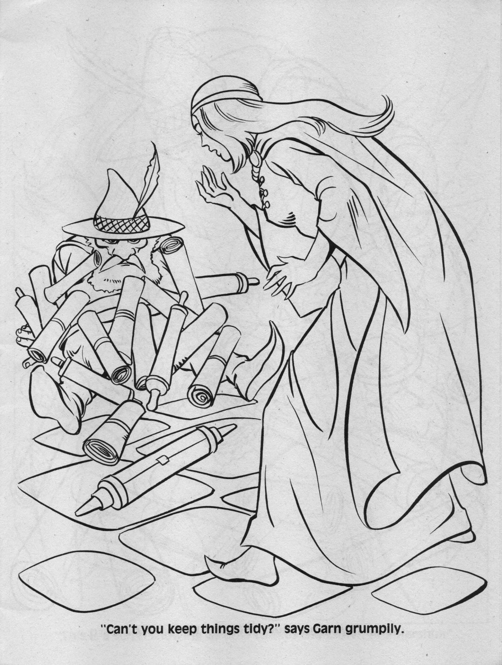 Advanced Dungeons & Dragons Coloring Book: The Crown of Rulership (1983 ...