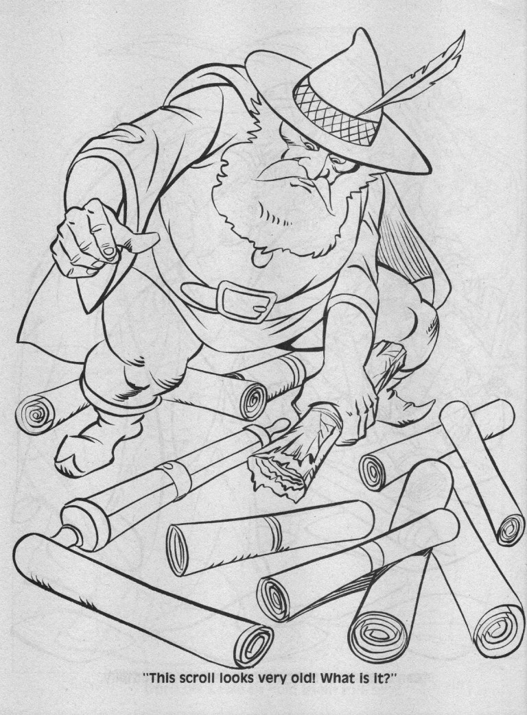 Advanced Dungeons & Dragons Coloring Book: The Crown of Rulership (1983 ...