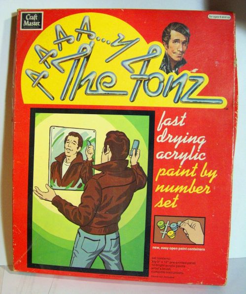 The Fonz Paint By Number Set (Craft Master, 1976) | 2 Warps to Neptune