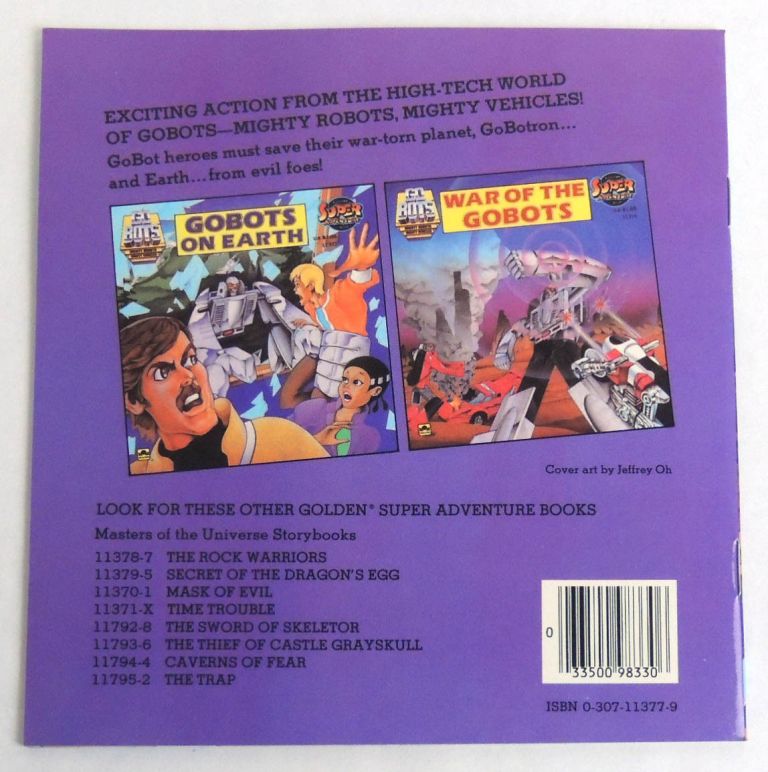Gobots on Earth and War of the Gobots Super Adventure Books (Golden ...