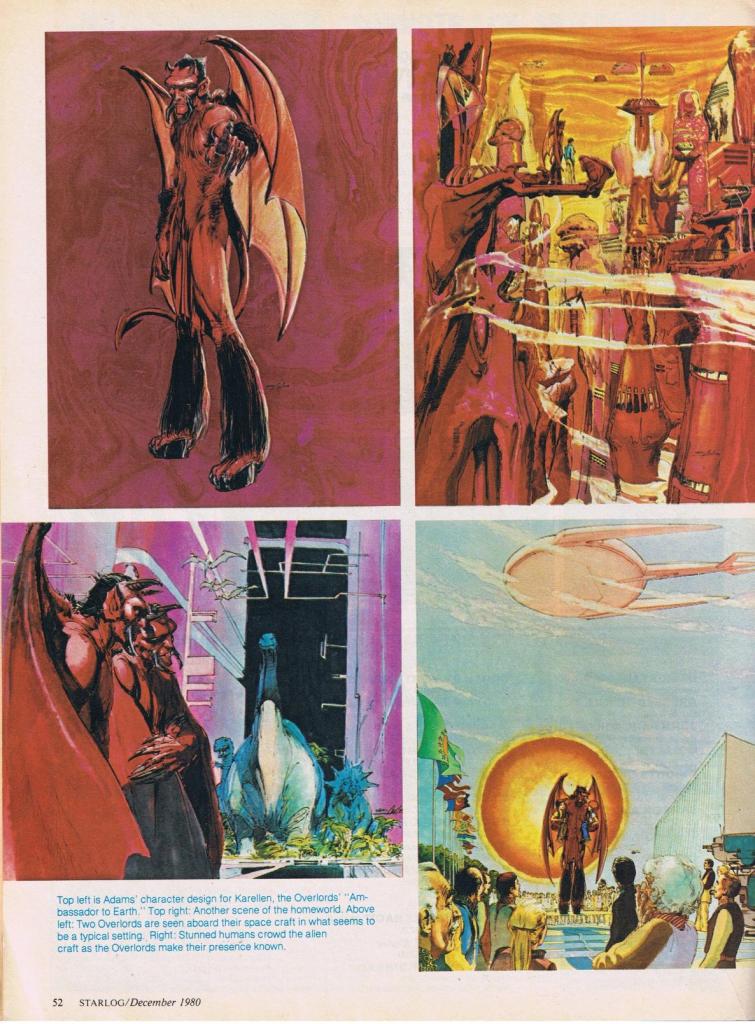 Neal Adams Concept Art for Unmade Childhood’s End Mini-Series, Circa ...